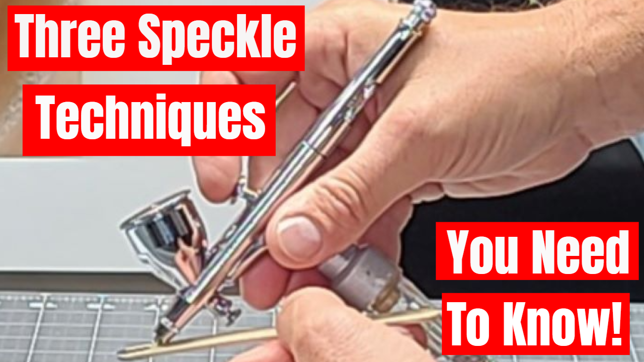 Airbrush Speckle Technique’s – How to - The Airbrush Garage